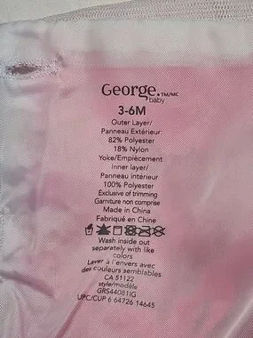 George | Dresses | Nwot George Baby Girl 36m Multicolor Formal Dress ...
